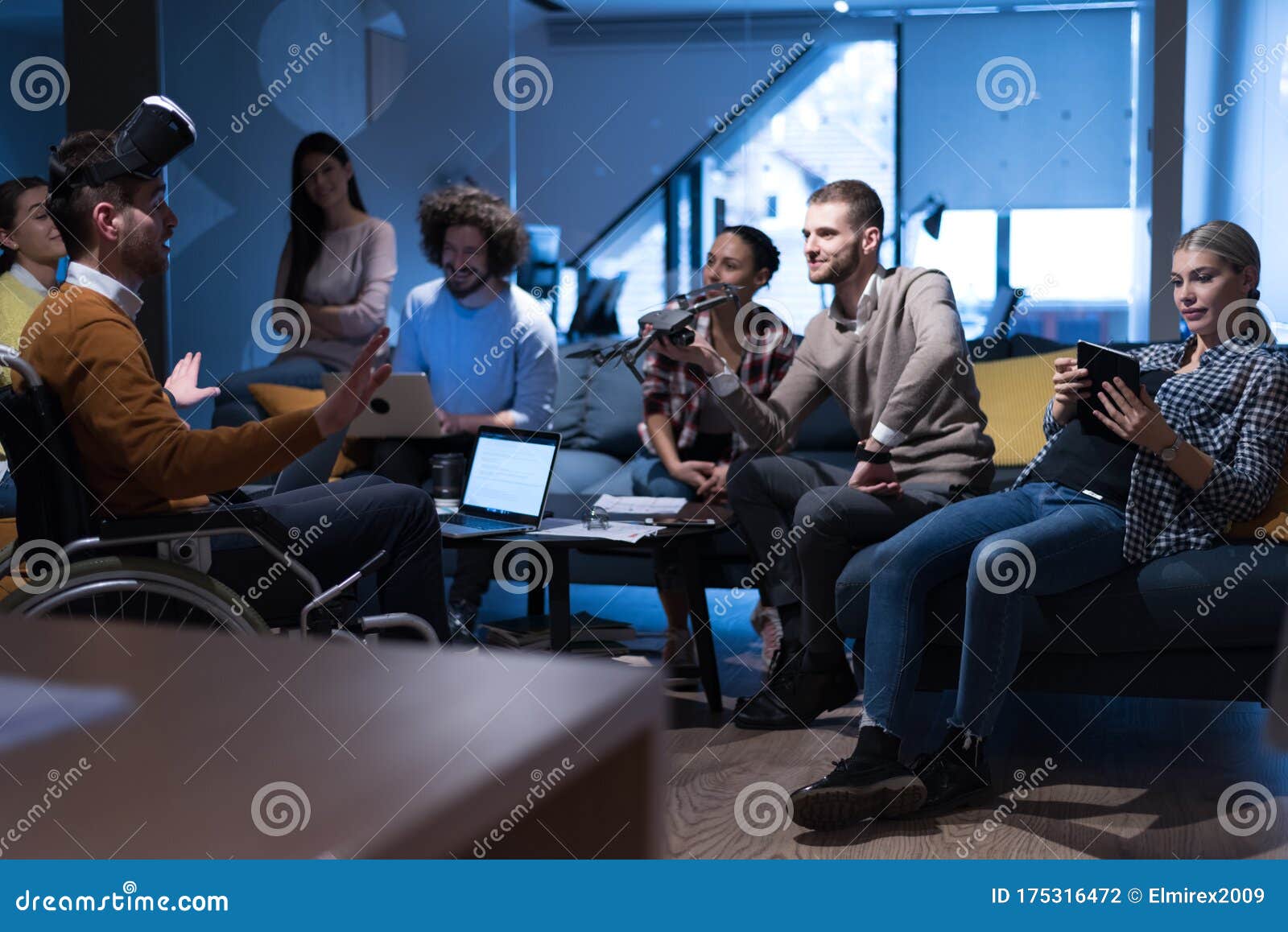 Young Team of Experienced Professionals Planning the Development of New ...