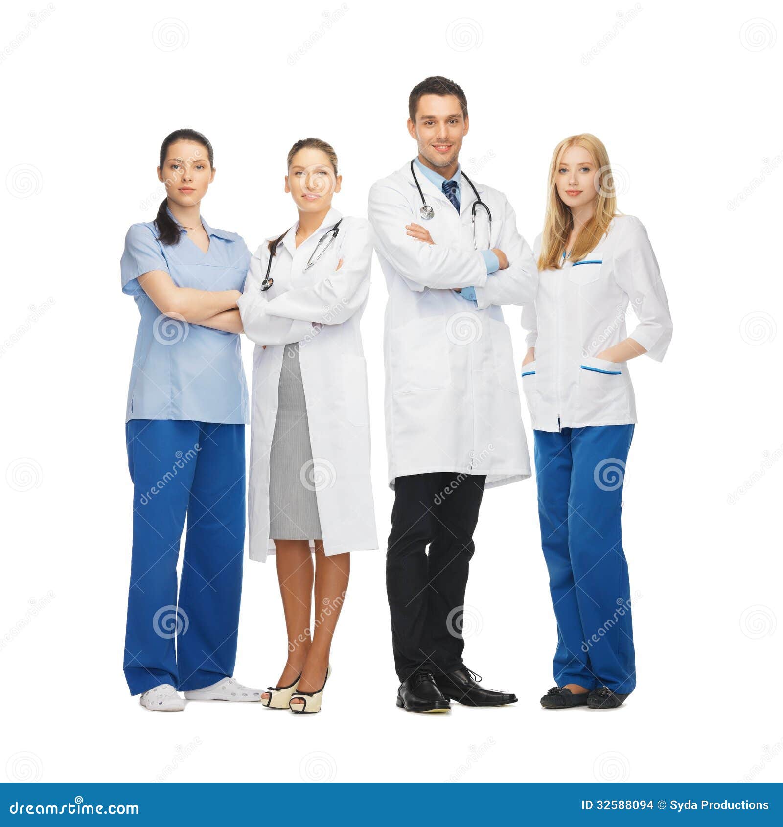 Young Team or Group of Doctors Stock Photo - Image of confident, docs ...
