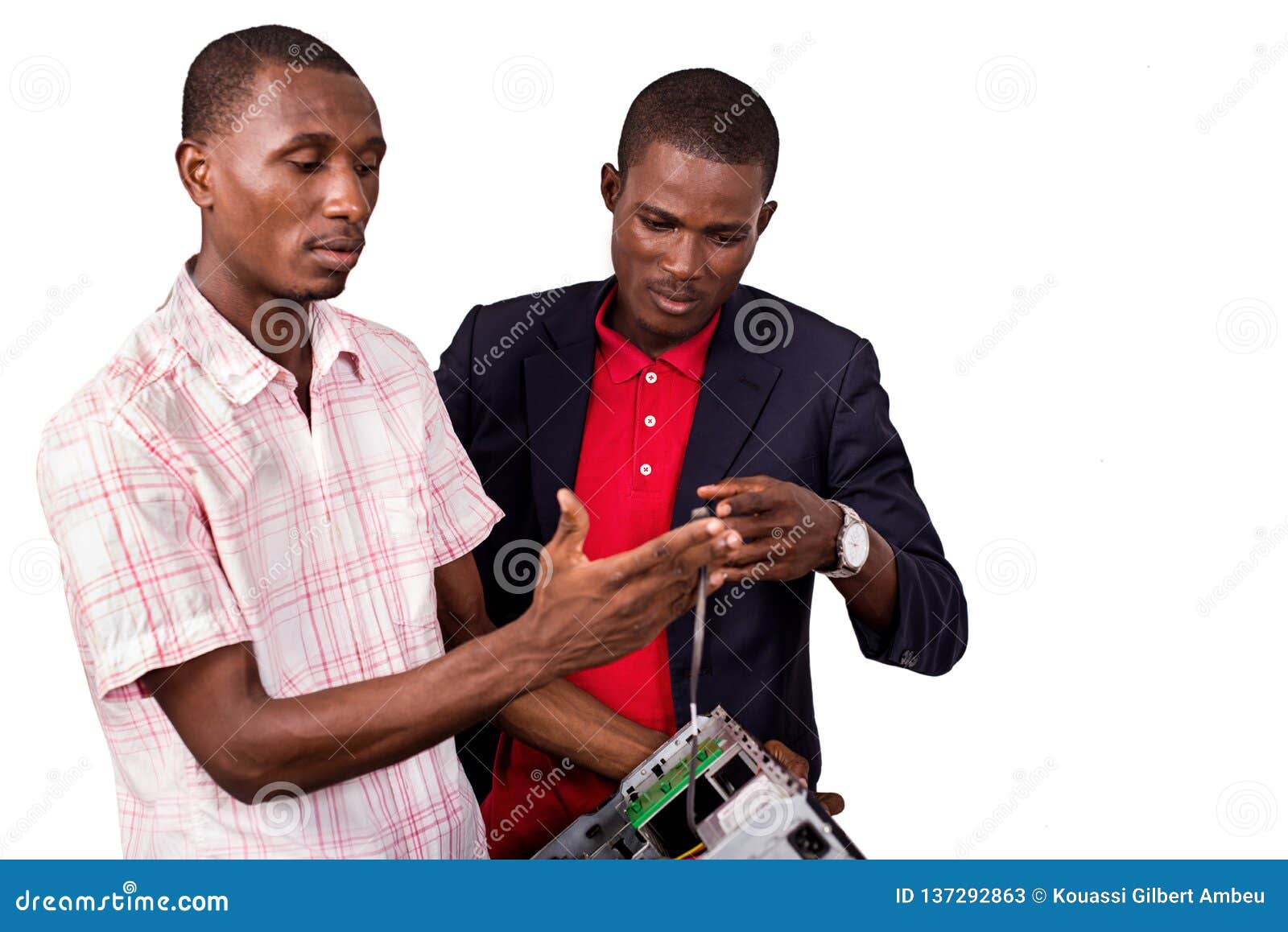 Young Computer Expert Repairing a Computer Stock Image - Image of ...