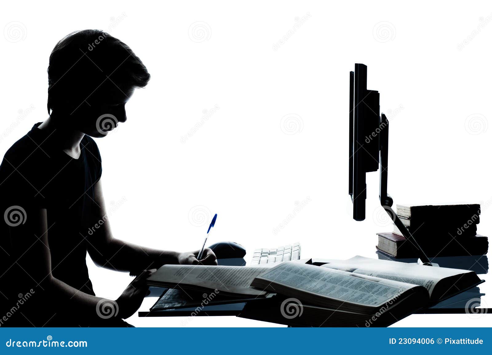 Young Teenager Girl Studying with Computer Stock Photo - Image of ... Young Teenager Girl Studying with Computer Stock Photo - Image of ...