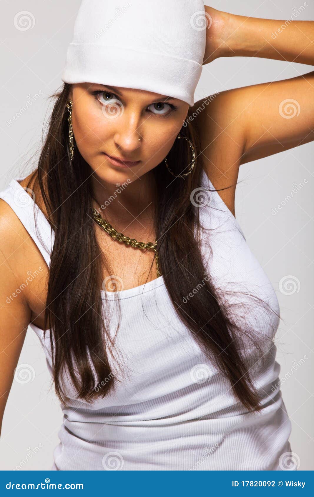 Young tomboy look at you stock photo. Image of adolescence - 17820092