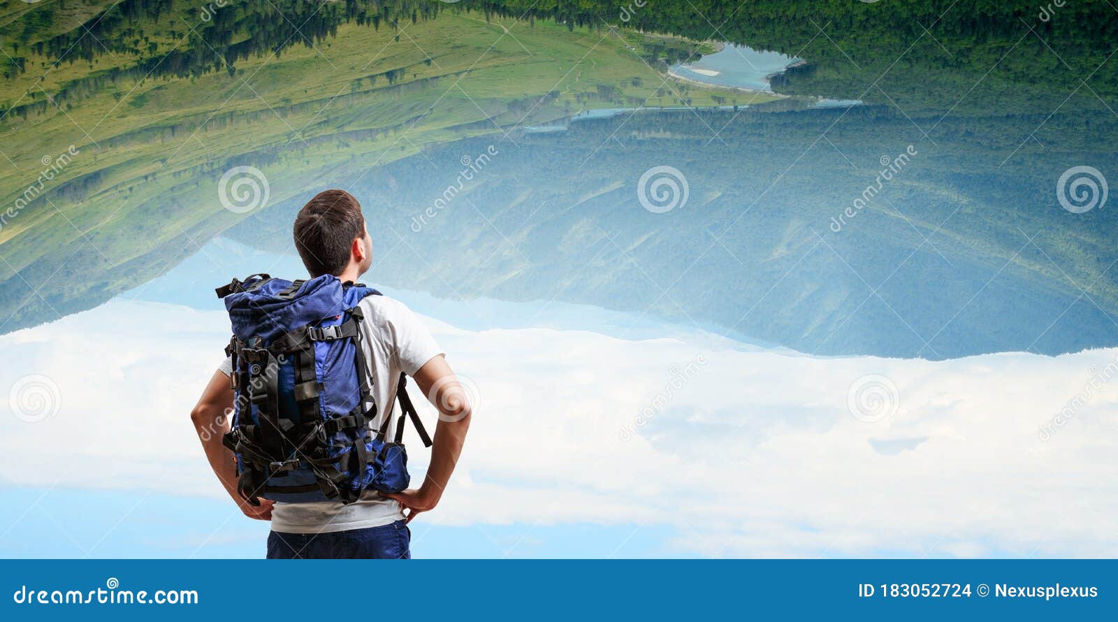 Young Traveler Exploring the World Concept Stock Photo - Image of ...