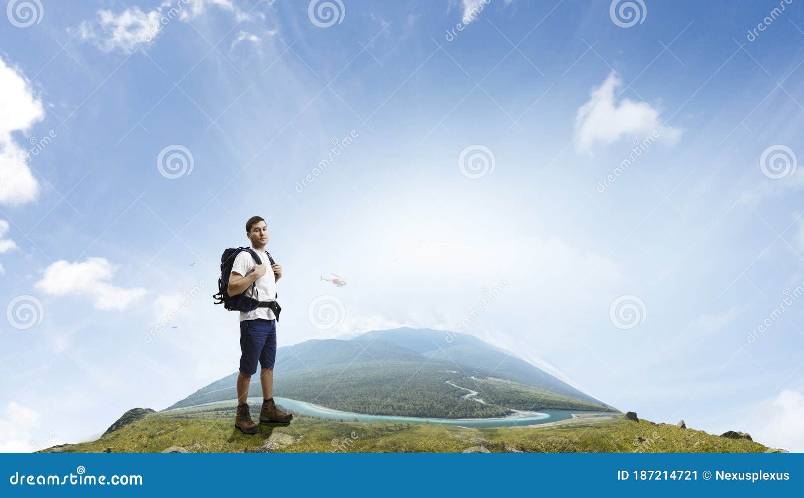 Young Traveler Exploring the World Concept Stock Image - Image of adult ...