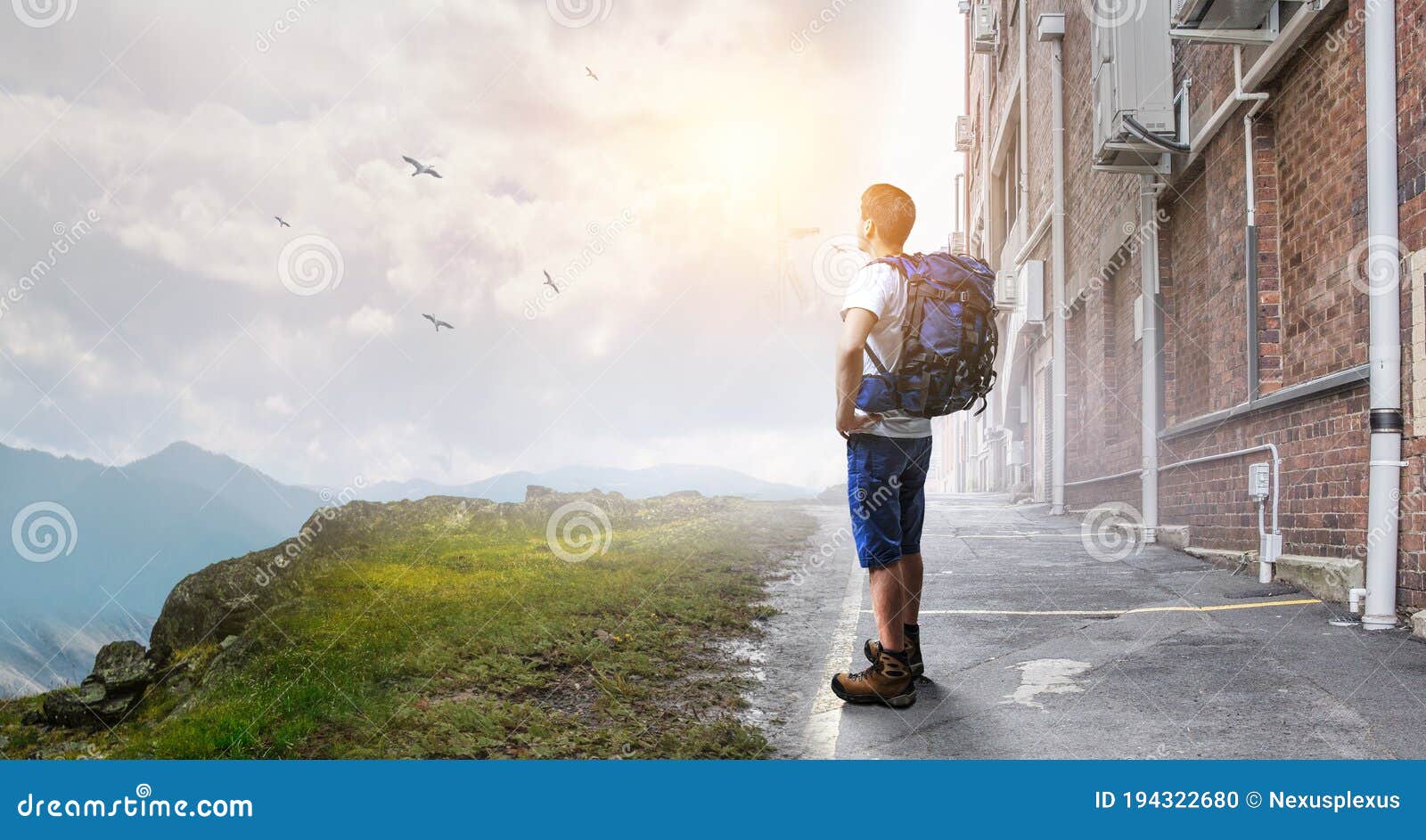 Young Traveler Exploring the World Concept Stock Photo - Image of ...