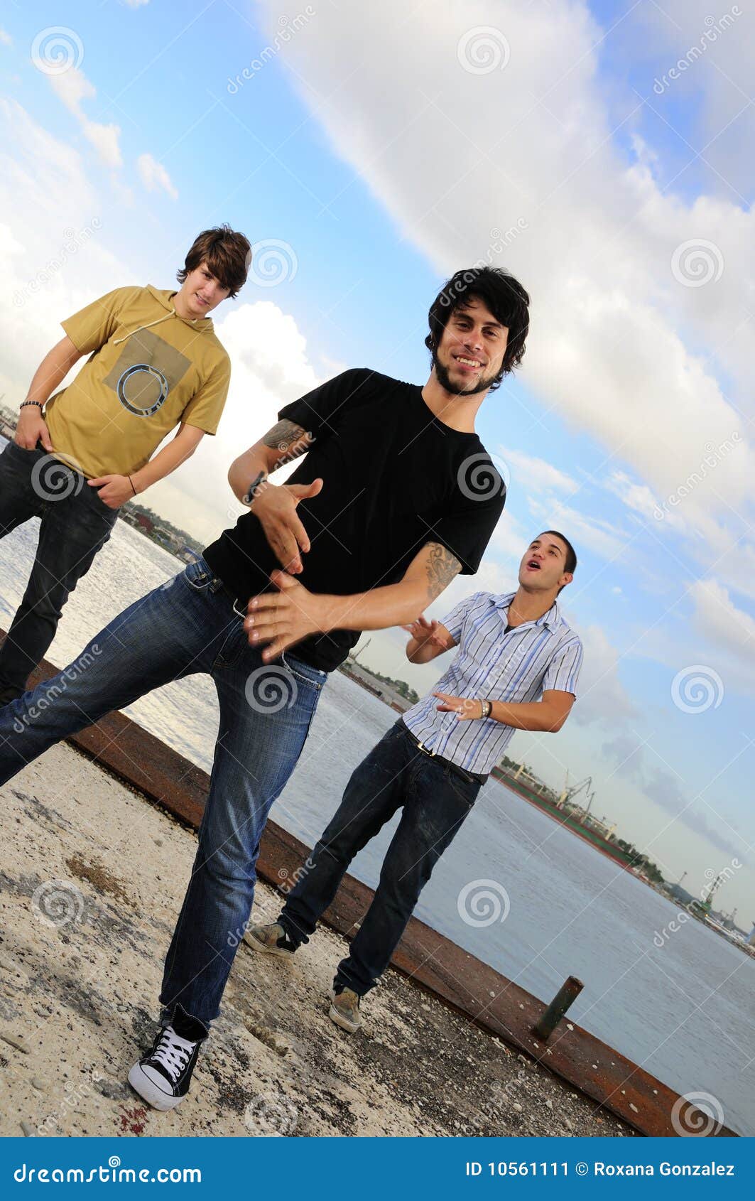 Young trendy group stock image. Image of sunglasses, handsome - 10561111