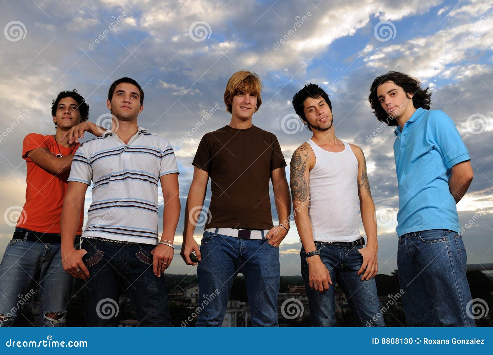 Young trendy group stock photo. Image of model, friendship - 8808130