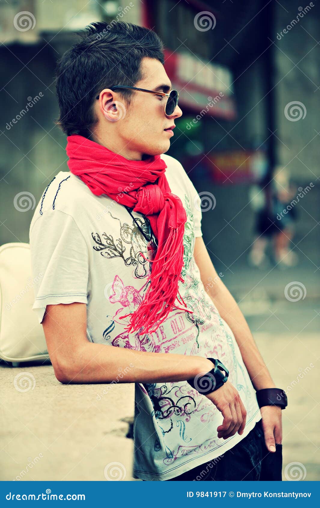 Young trendy man stock image. Image of youth, walk, person - 9841917