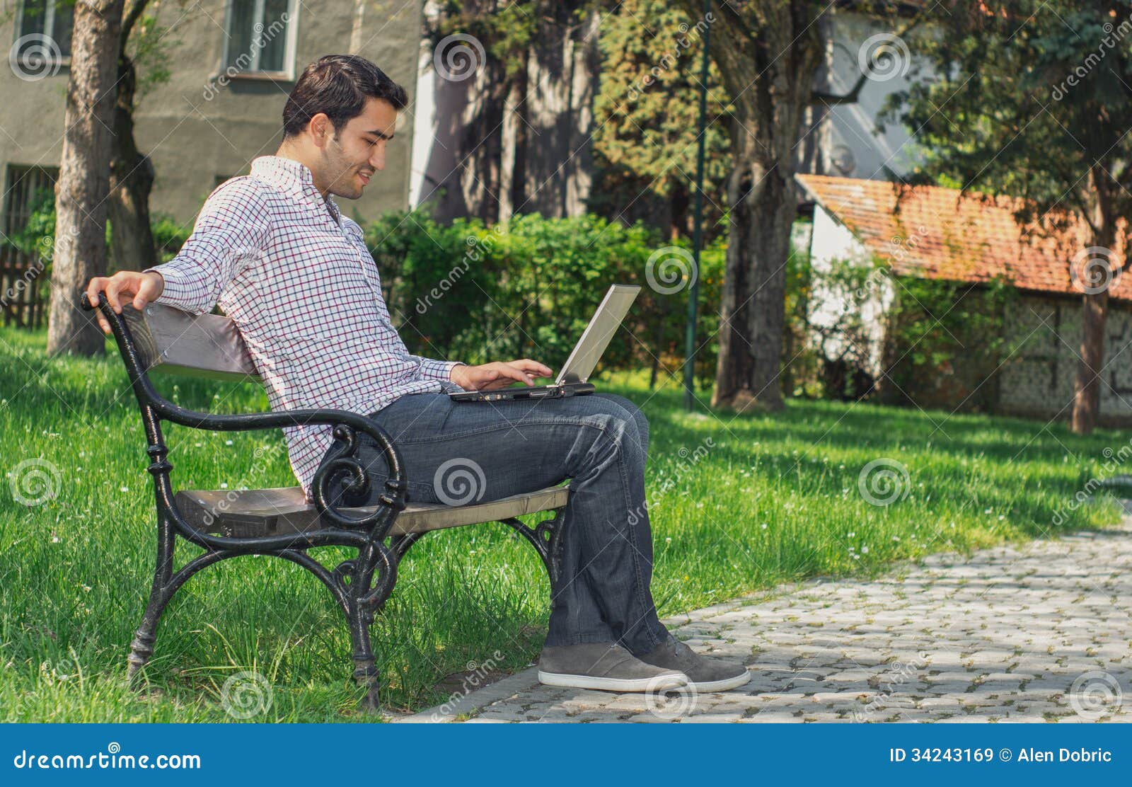 Young turkish man stock image. Image of nature, outside - 34243169