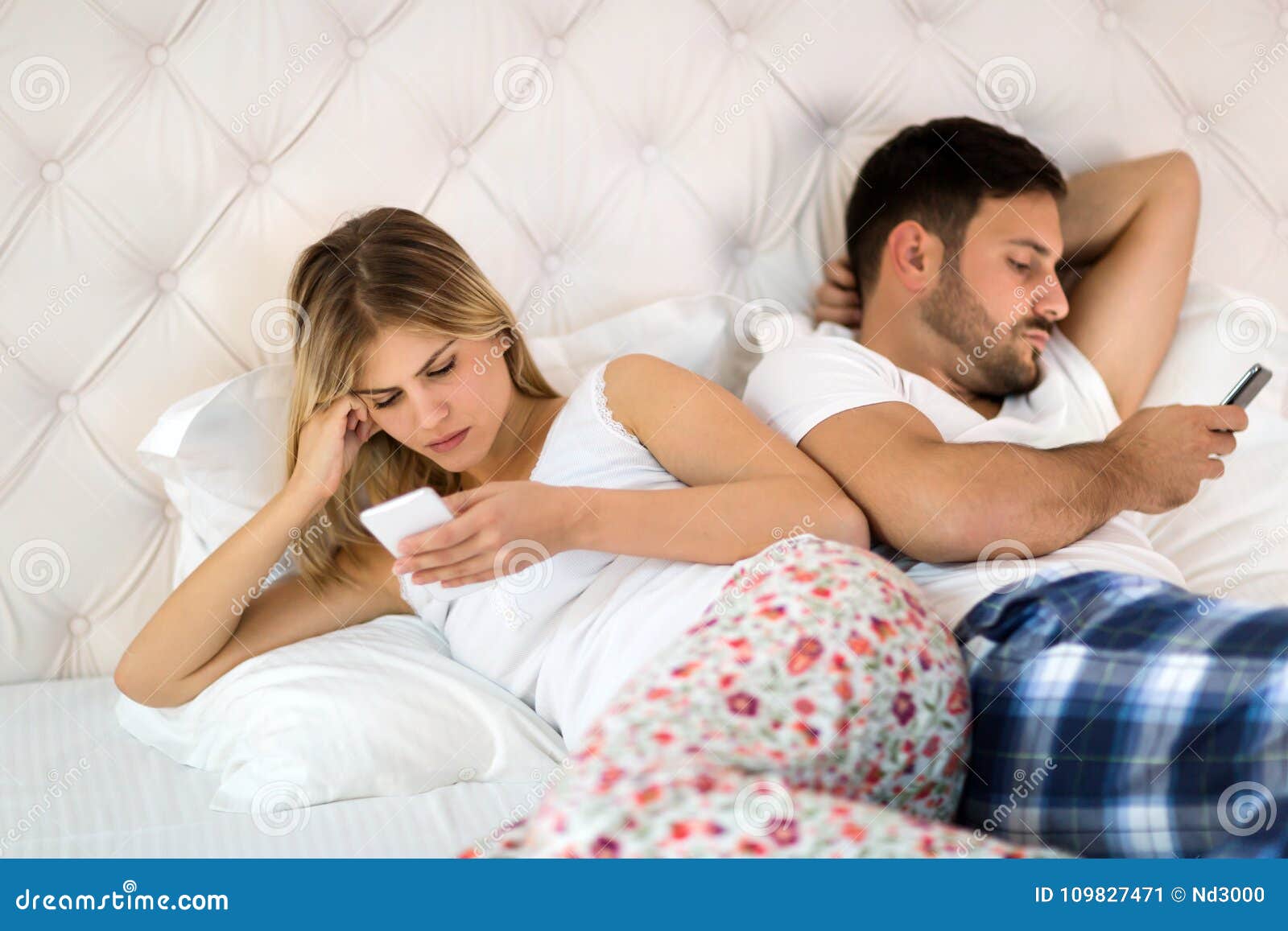 Young Unhappy Couple Having Problems in Relationship Stock Image ...