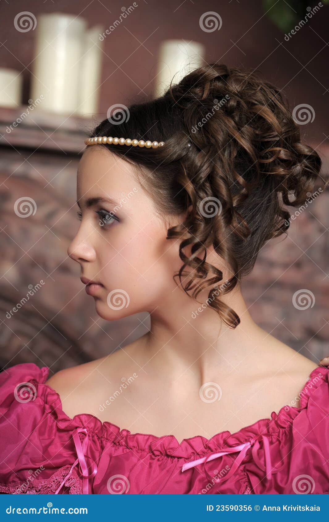 Young Victorian girl stock photo. Image of lady, cold - 23590356