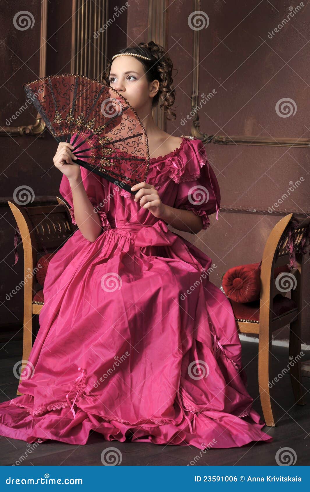 Young Victorian girl stock photo. Image of dress, fashion - 23591006