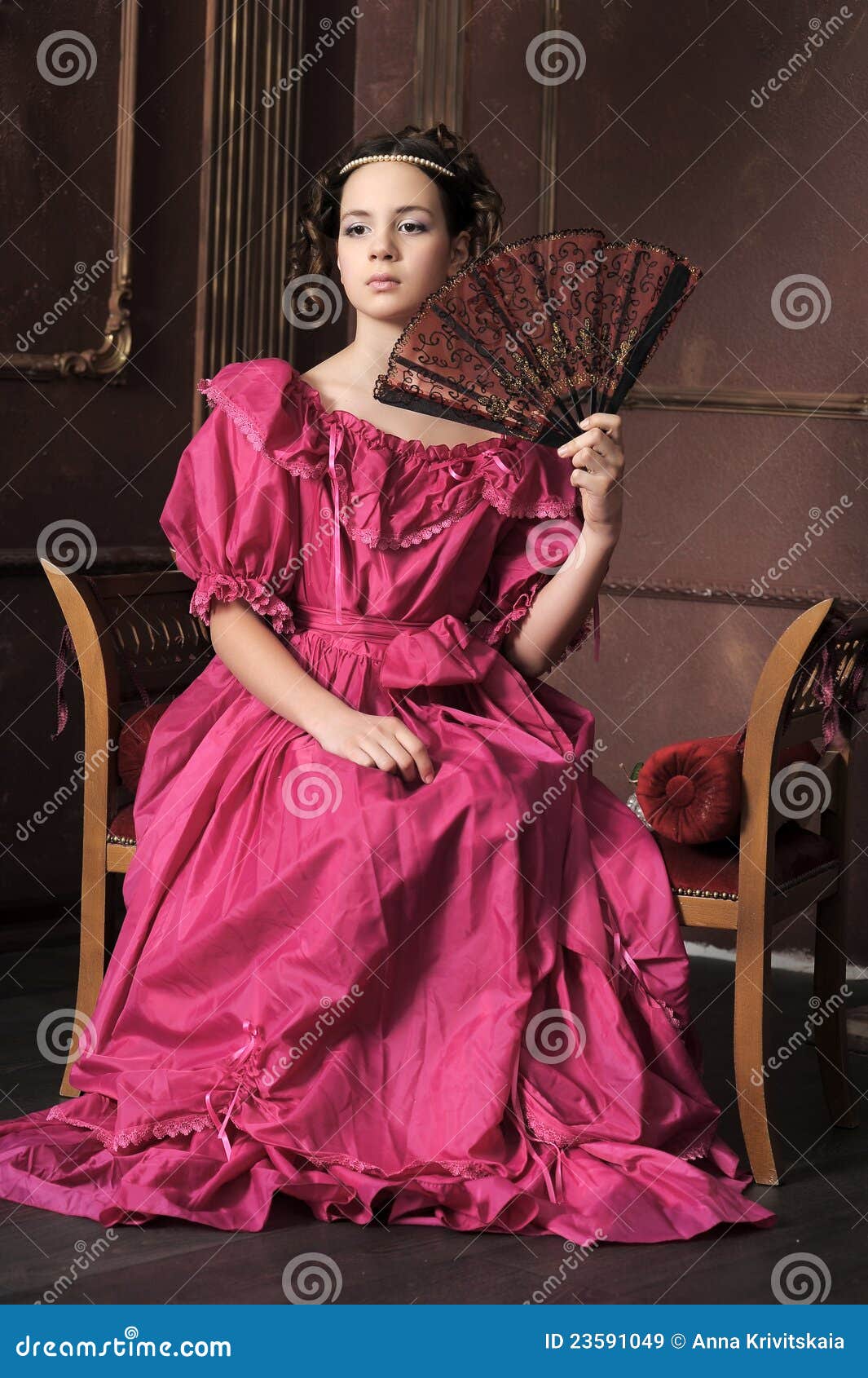 Young Victorian girl stock image. Image of beautiful - 23591049