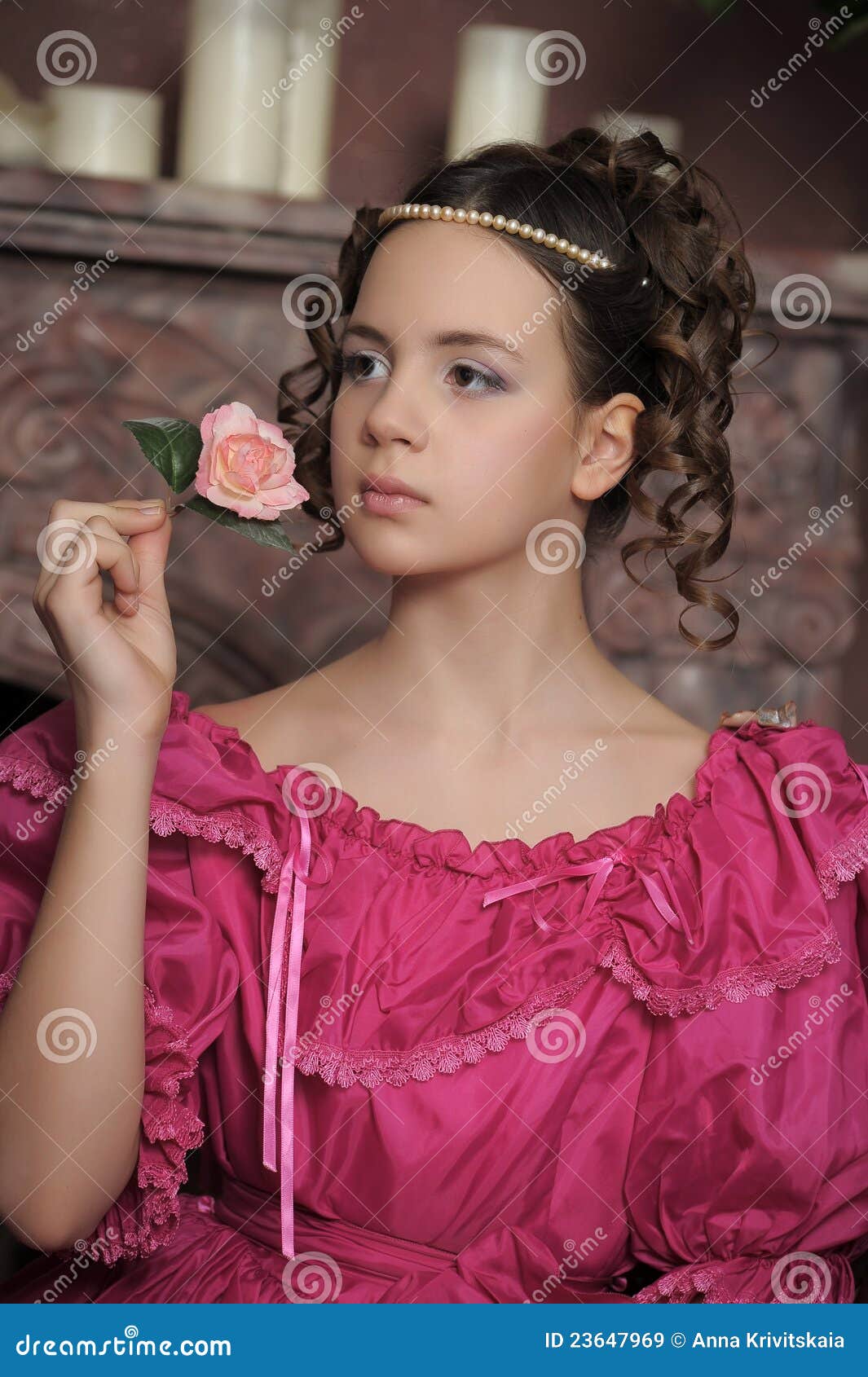 Young Victorian girl stock image. Image of healthy, female - 23647969