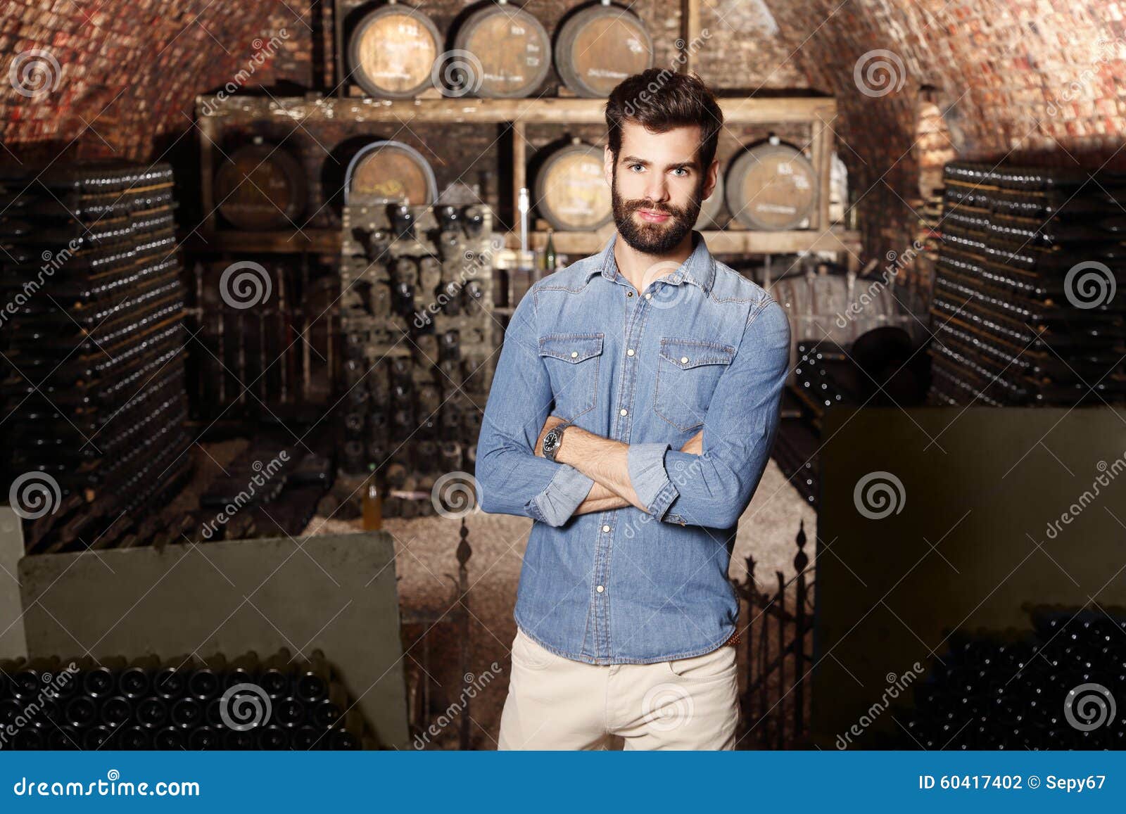 Young winemaker stock photo. Image of executive, occupation - 60417402