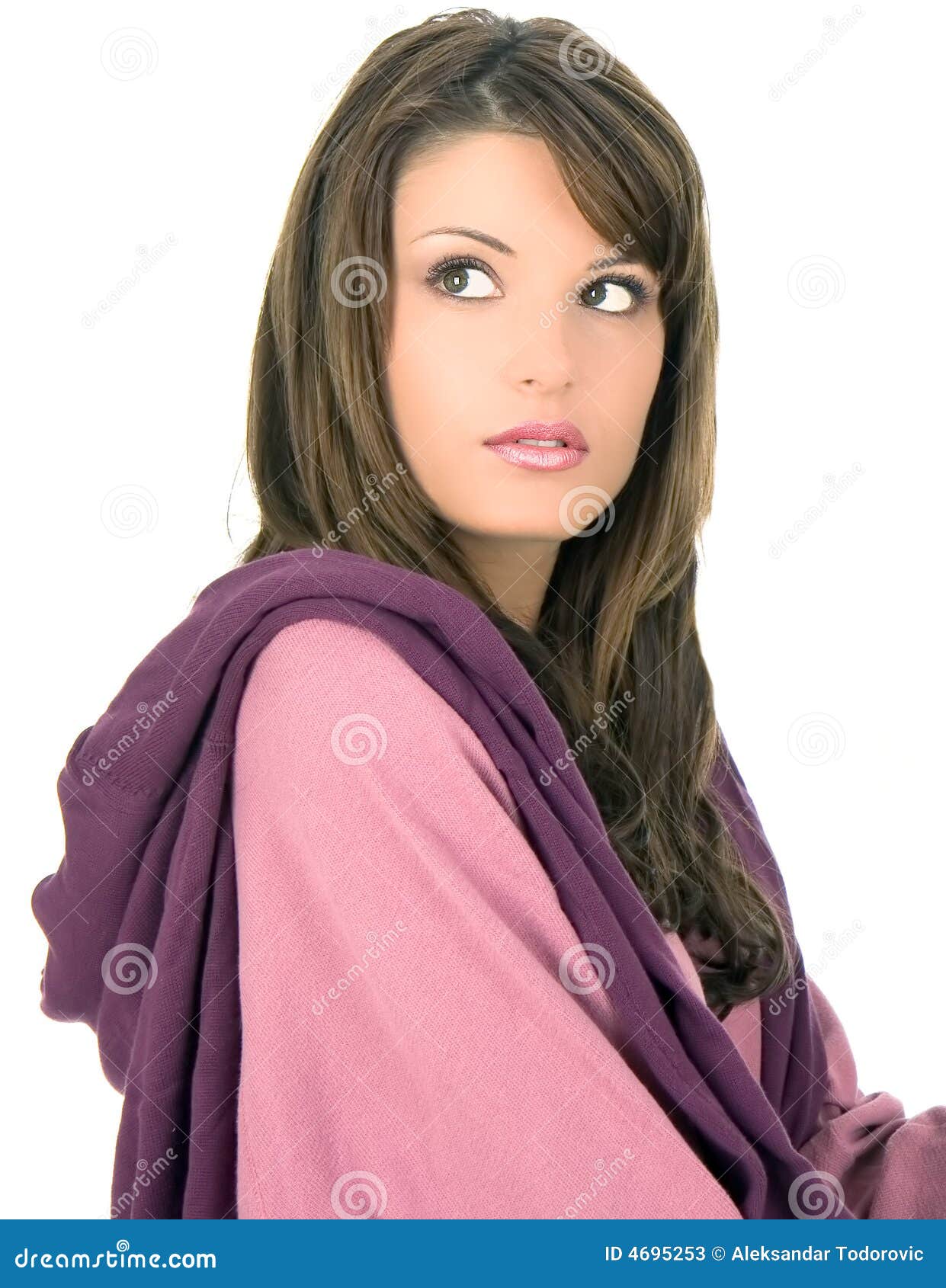 Young woman stock image. Image of hands, female, imagine - 4695253