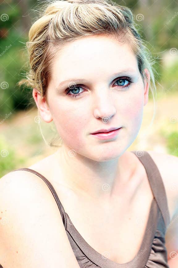 Young woman stock image. Image of teen, lady, summer, people - 99497