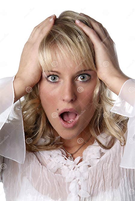 Young woman appalled stock photo. Image of astonished - 1828908