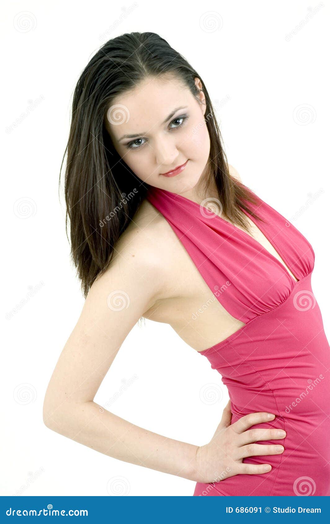 Young woman arching back stock image. Image of portrait - 686091