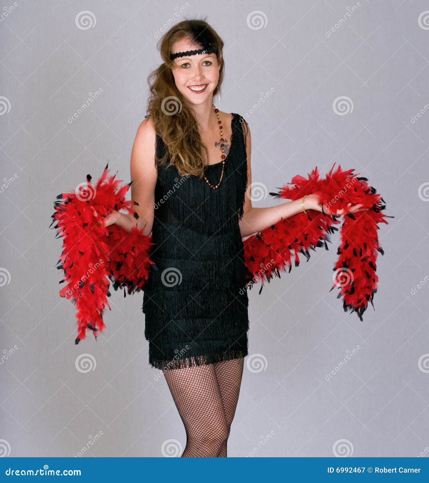Young woman as a flapper. stock image. Image of adult - 6992467