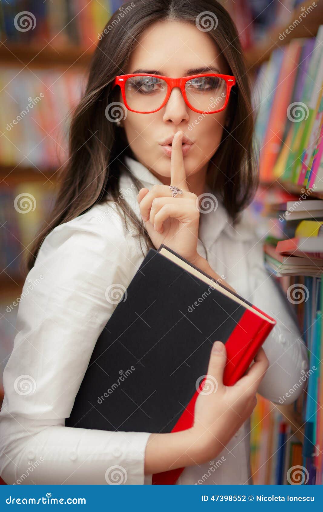 Librarian Shushing