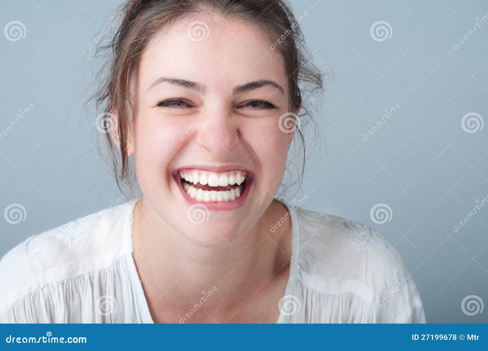 Young Woman with a Beautiful Smile Stock Photo - Image of health ...