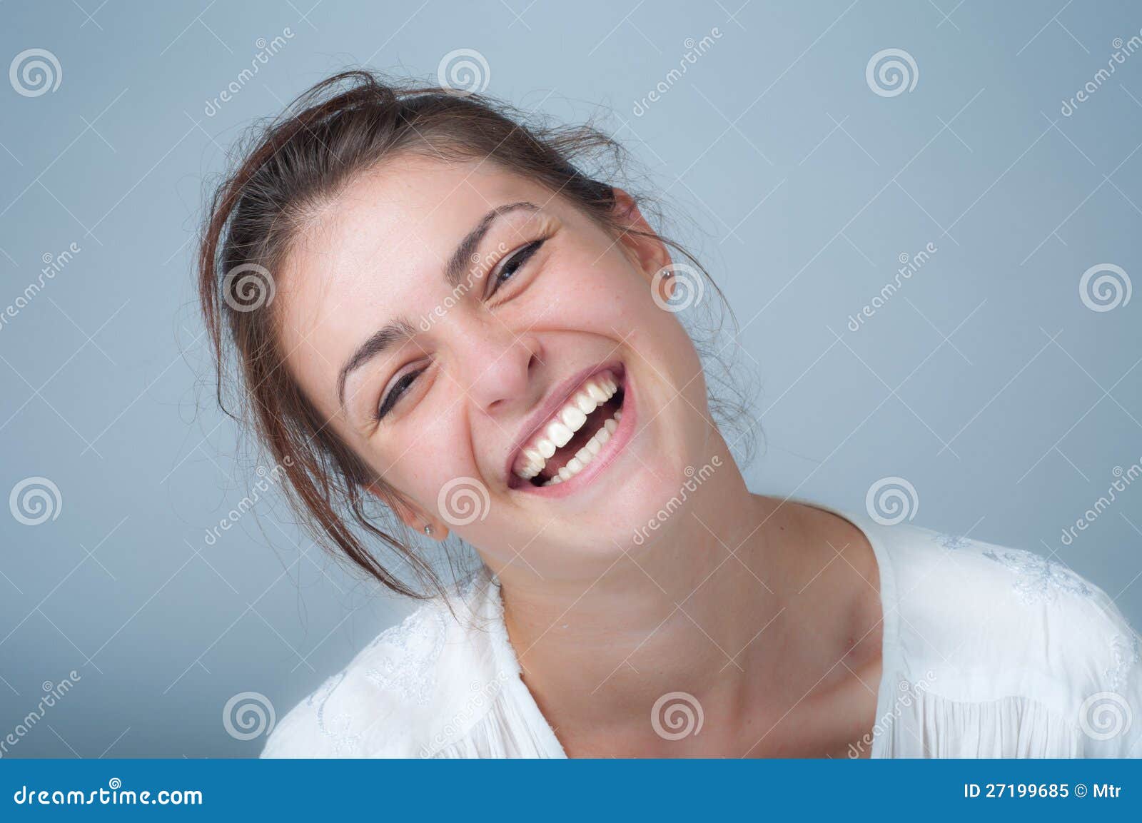 Young Woman with a Beautiful Smile Stock Image - Image of beautiful ...