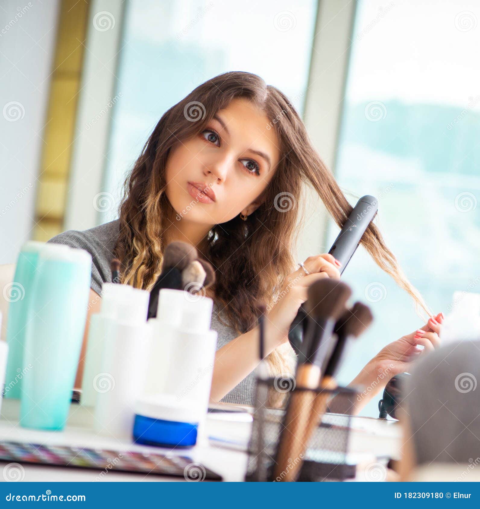 Young Woman in the Beauty Salon Stock Photo - Image of facial, girl ...