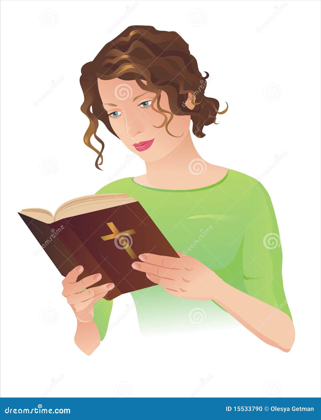Young Woman With Bible Stock Photo - Image: 15533790