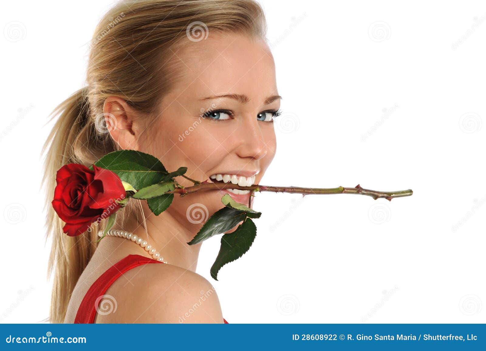 Woman Biting Rose Photos - Free & Royalty-Free Stock Photos from Dreamstime
