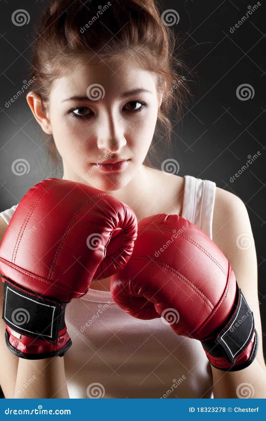 Young woman boxer stock photo. Image of person, boxer - 18323278