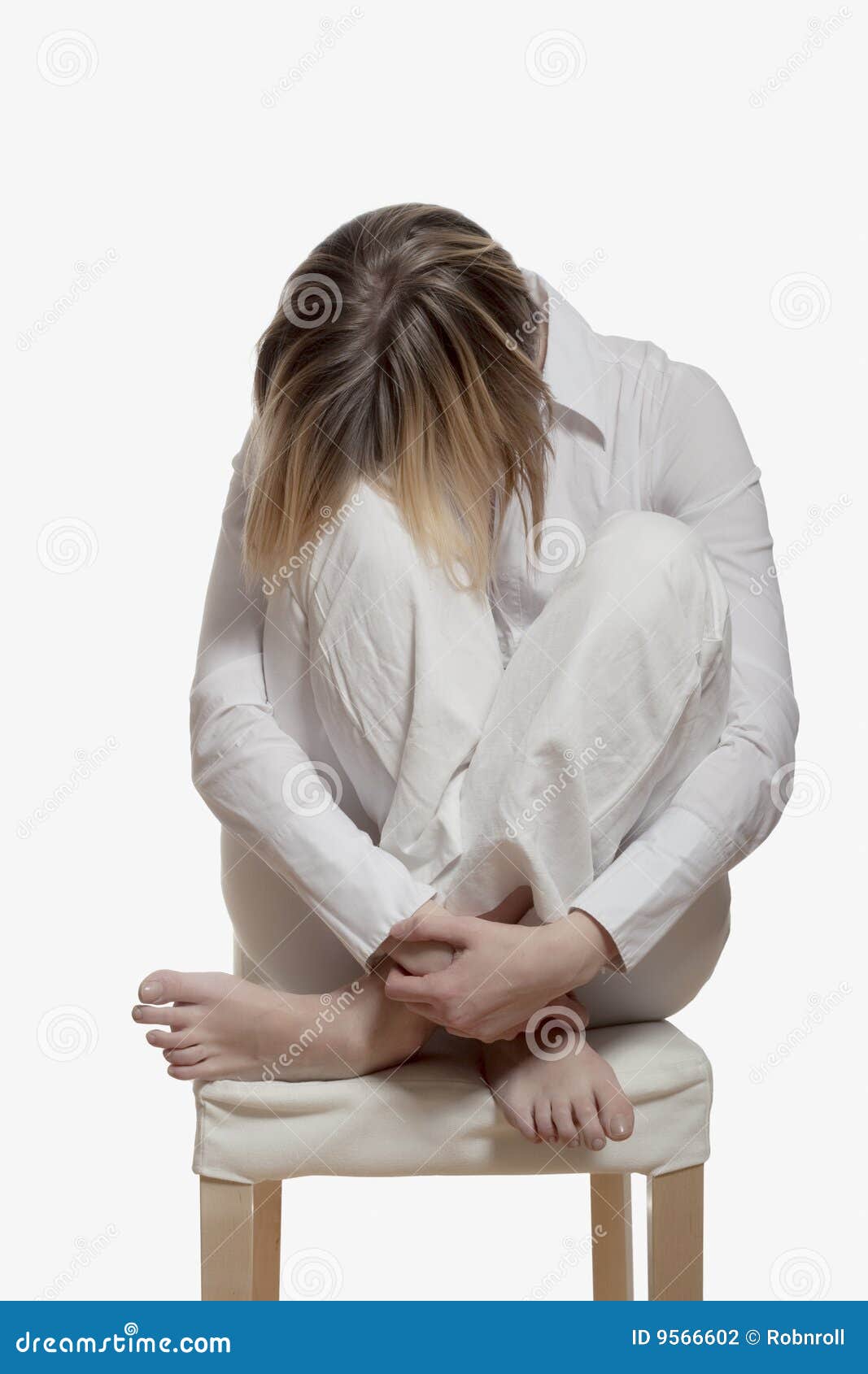 Young Woman with the Burnout Syndrome Stock Photo - Image of burn ...