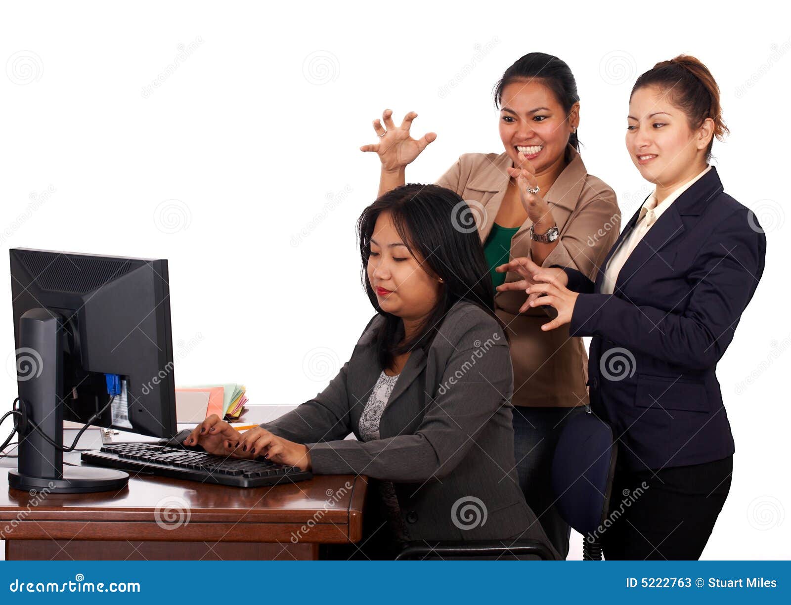 Young woman busy working stock image. Image of gray, entrepreneur - 5222763