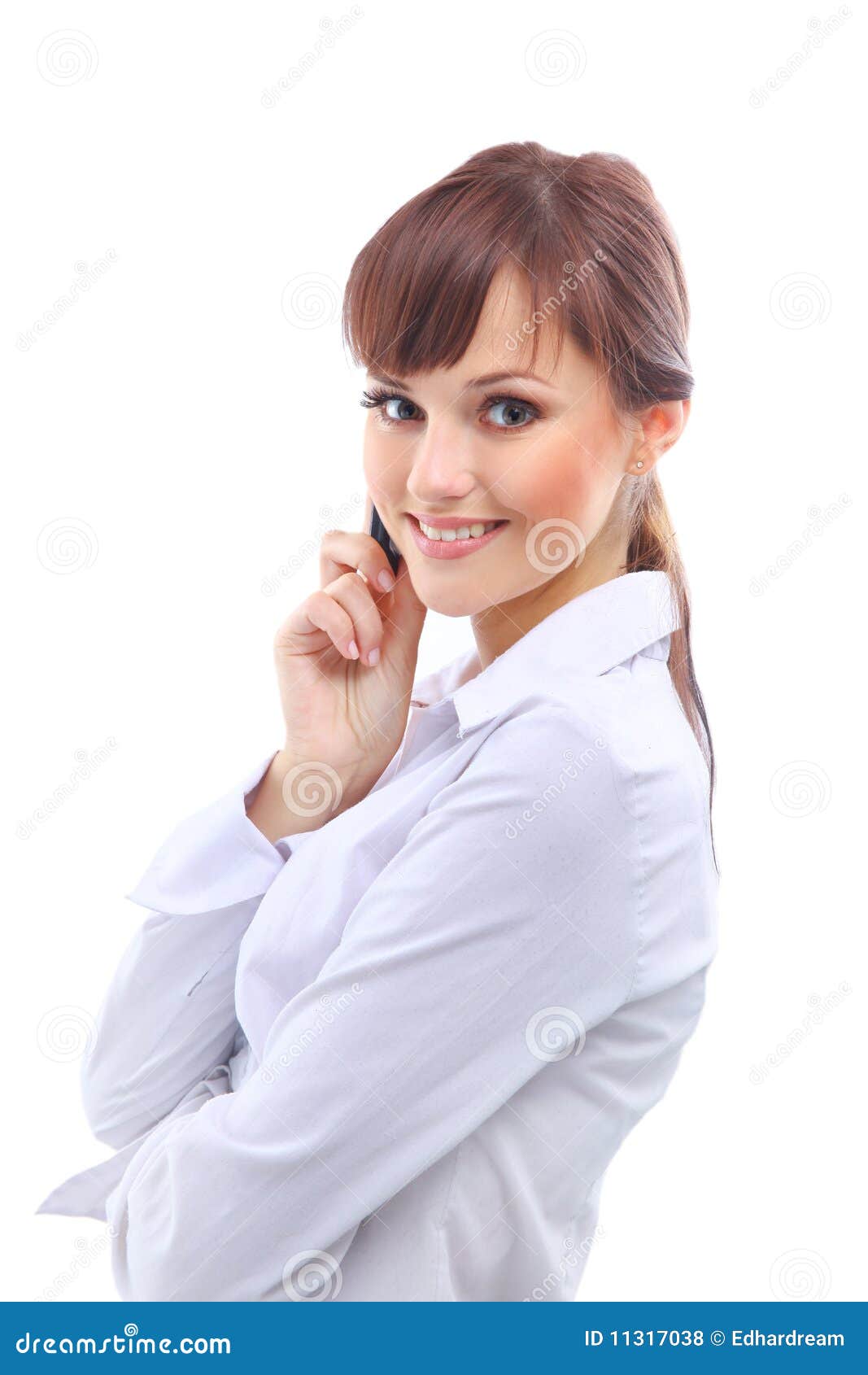 Young woman calling stock photo. Image of call, cellphone - 11317038