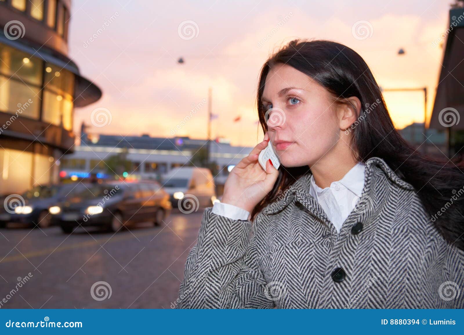 Young Woman Calling stock photo. Image of brown, years - 8880394