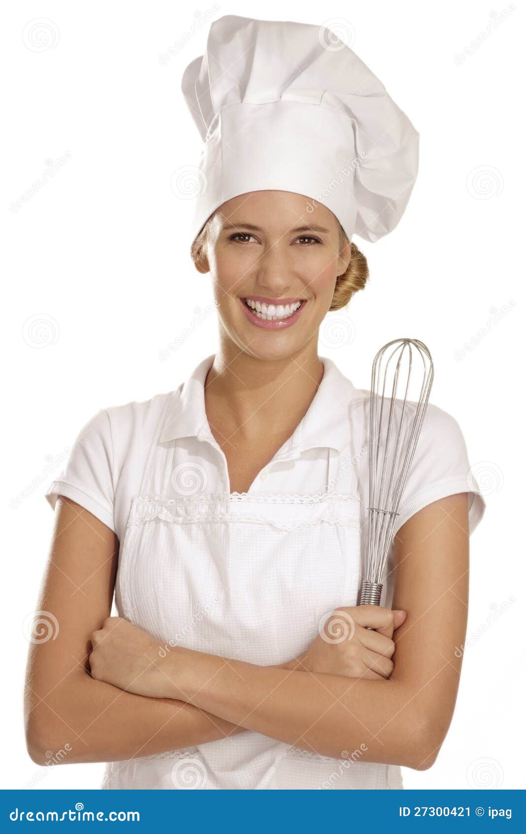 Young woman chef stock image. Image of kitchen, food - 27300421