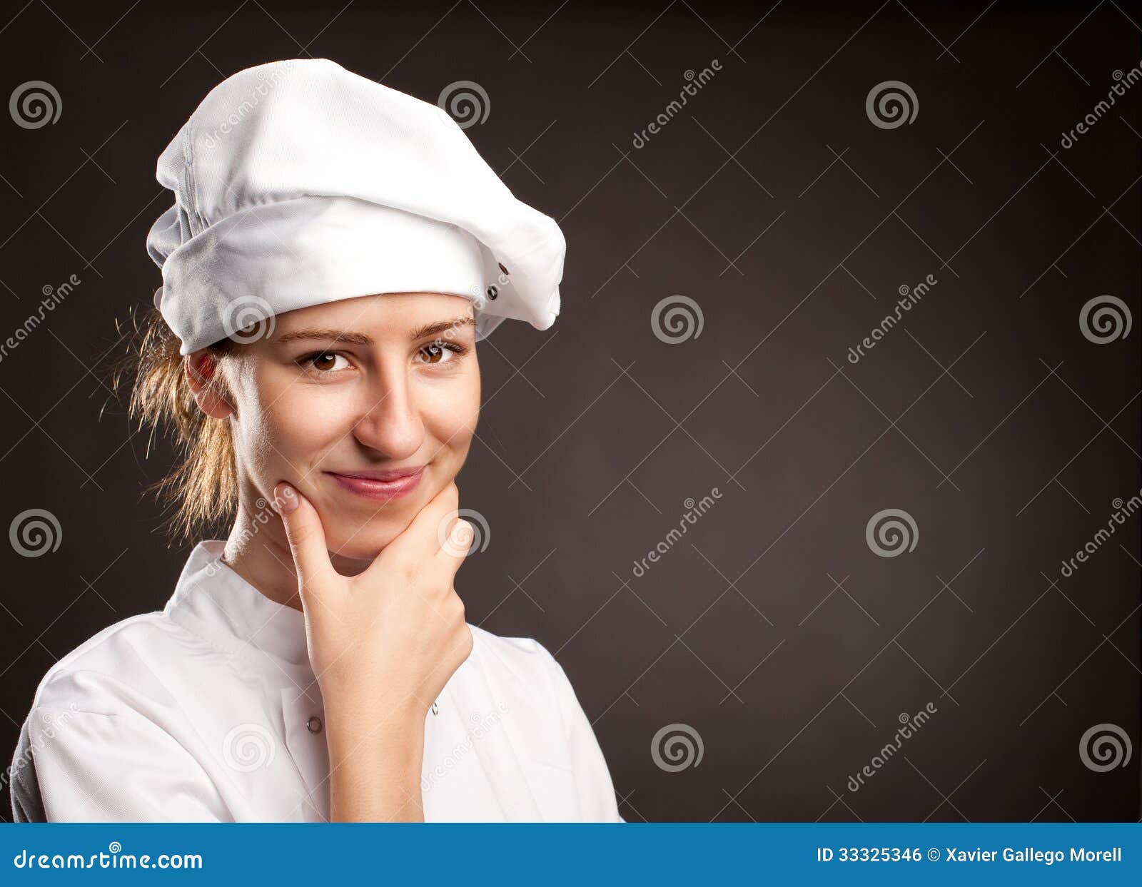 Young woman chef stock photo. Image of pretty, cuisine - 33325346