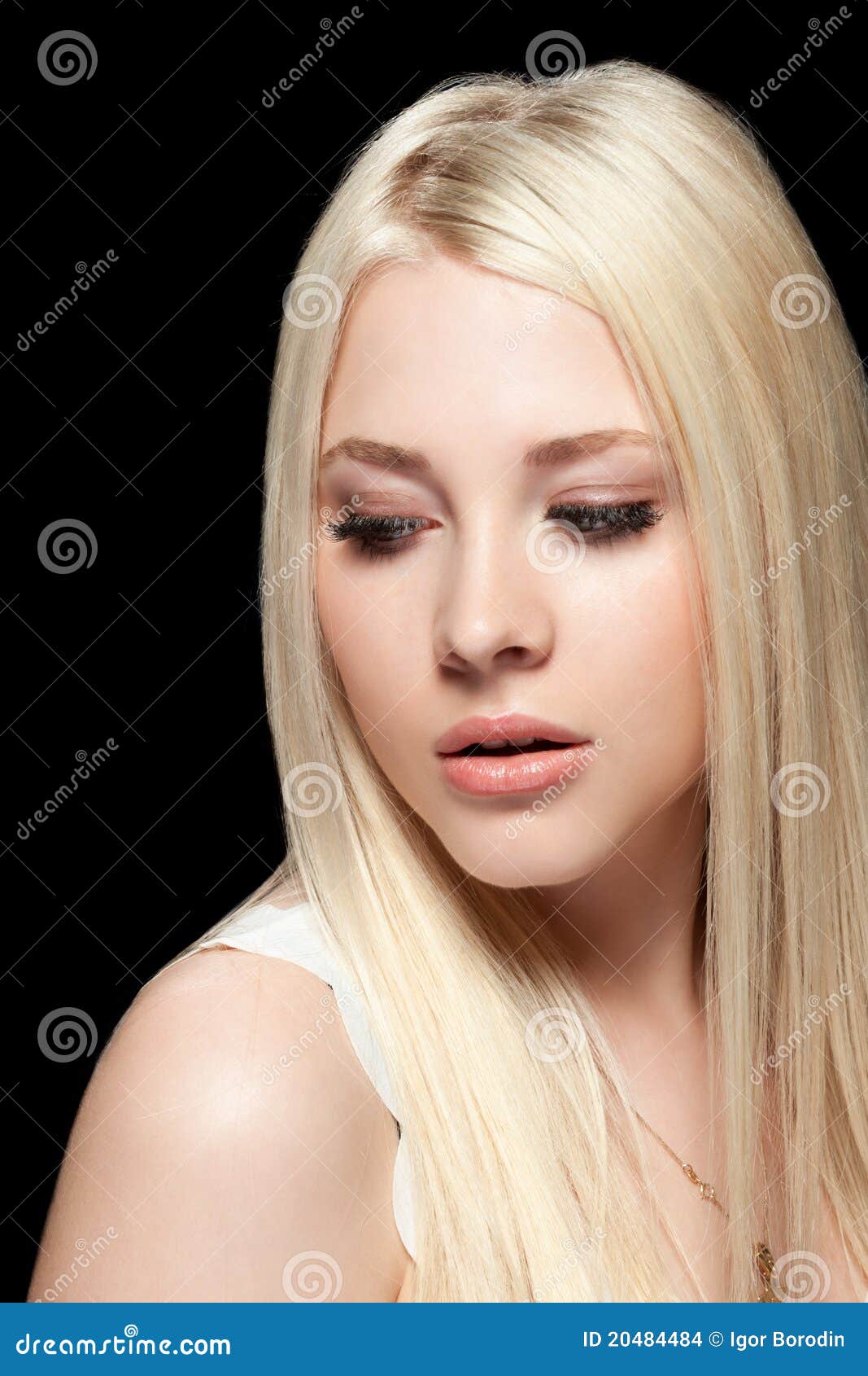 Young Woman Close Up Studio Portrait Stock Photo - Image of elegant ... Young Woman Close Up Studio Portrait Stock Photo - Image of elegant ...