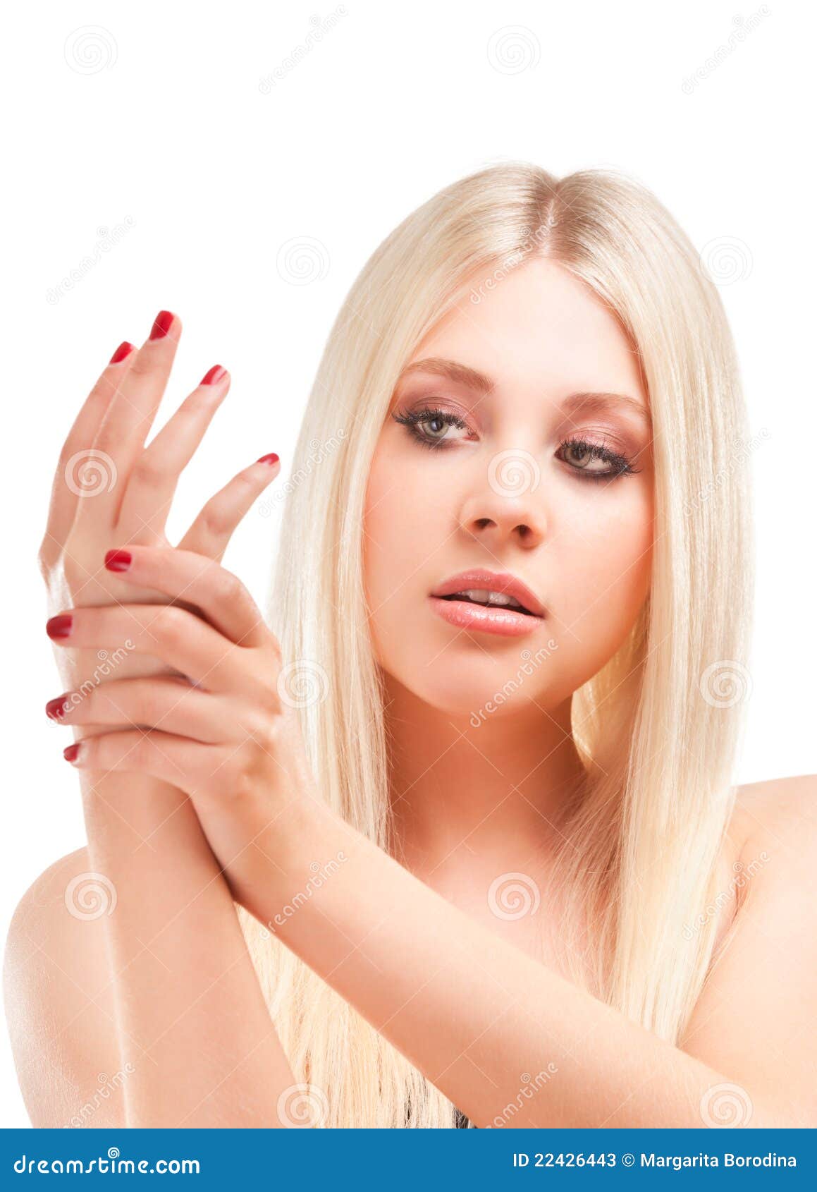 Young Woman Close Up Studio Portrait Stock Image - Image of blond ... Young Woman Close Up Studio Portrait Stock Image - Image of blond ...