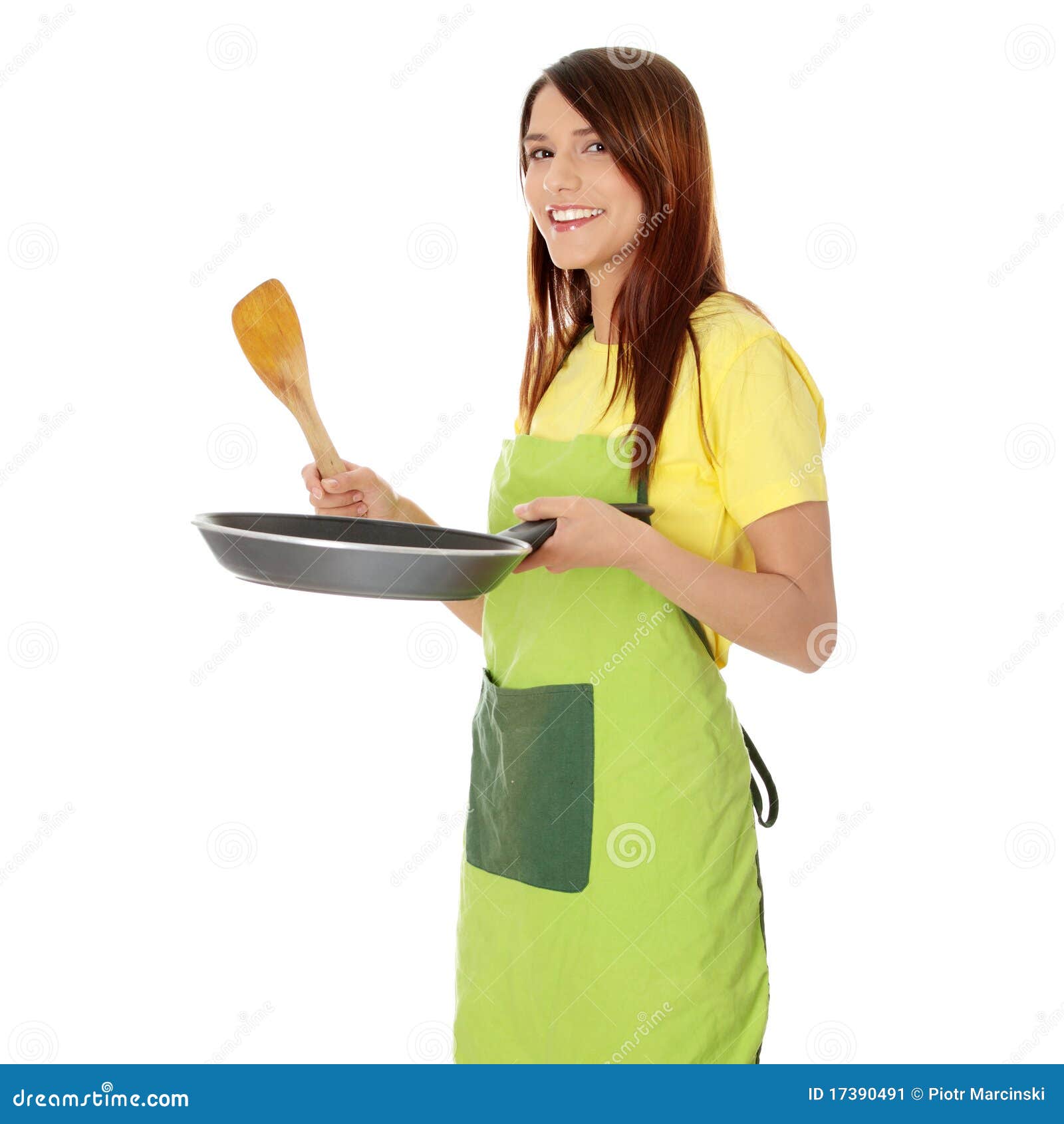Young woman cooking stock image. Image of dishes, fresh - 17390491