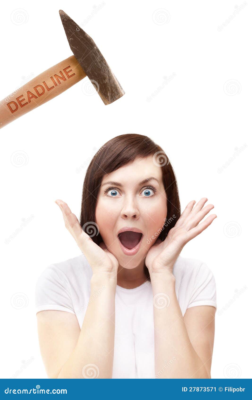 A young woman deadline stock image. Image of businesswomen - 27873571