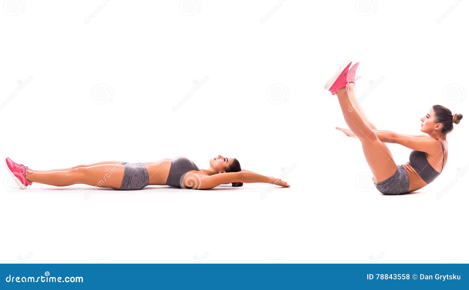 Young woman doing exercise stock photo. Image of clothing - 78843558
