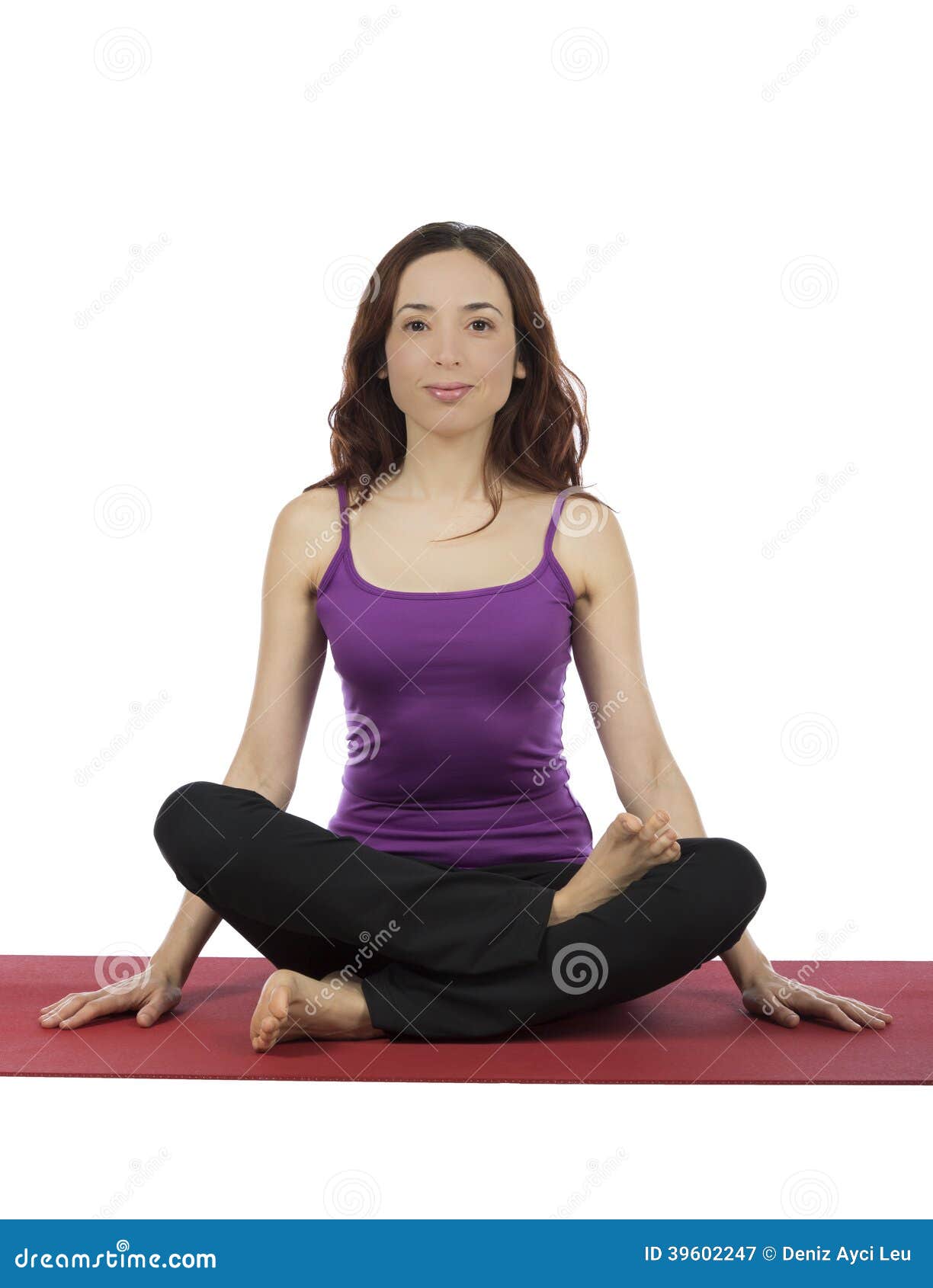 Young Woman Doing Fire Log Pose in Yoga Stock Image - Image of pilates ...