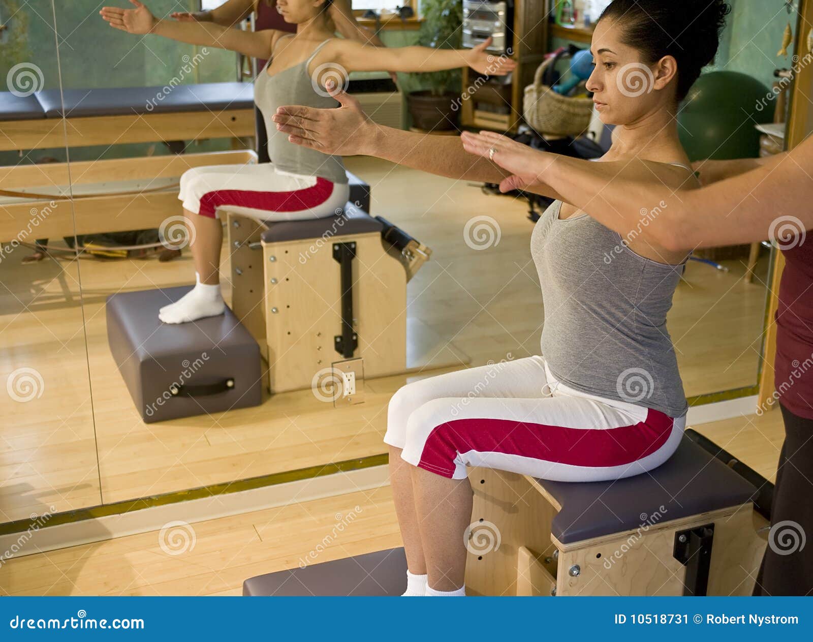 Young woman doing Pilates stock image. Image of lifestyle - 10518731