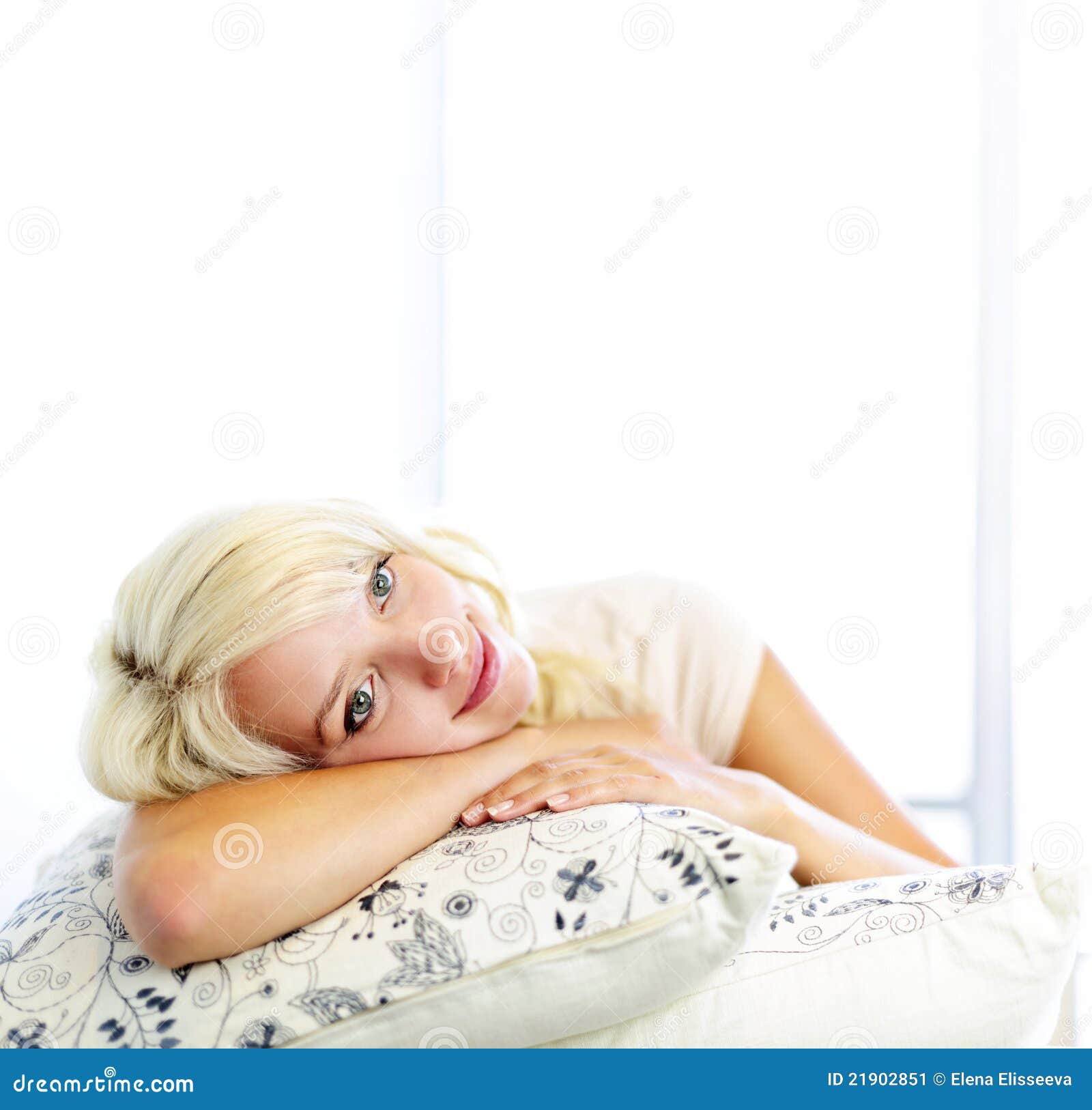 Young woman dreaming stock image. Image of person, female - 21902851
