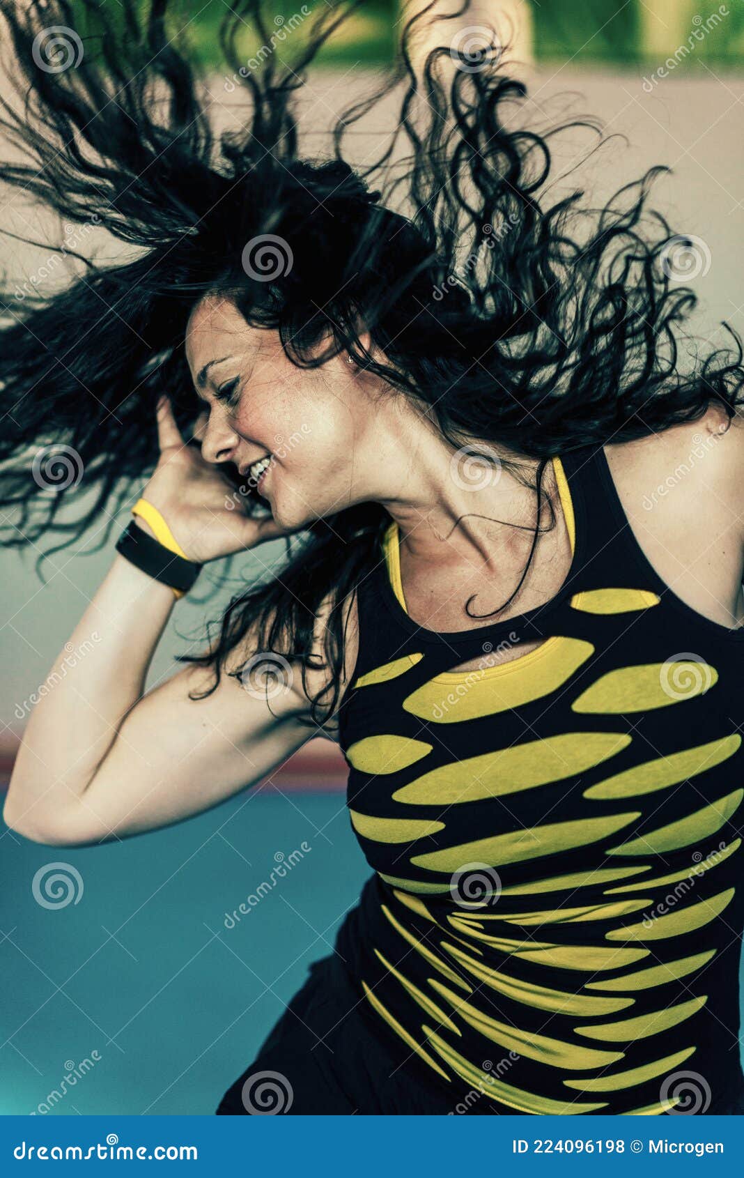 Zumba Pose stock photo. Image of dancing, dance, sport - 224096198