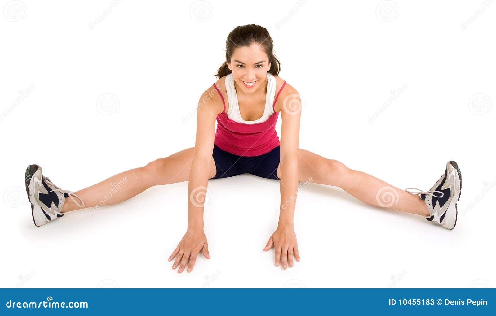 Young Woman Exercising stock image. Image of smiling - 10455183