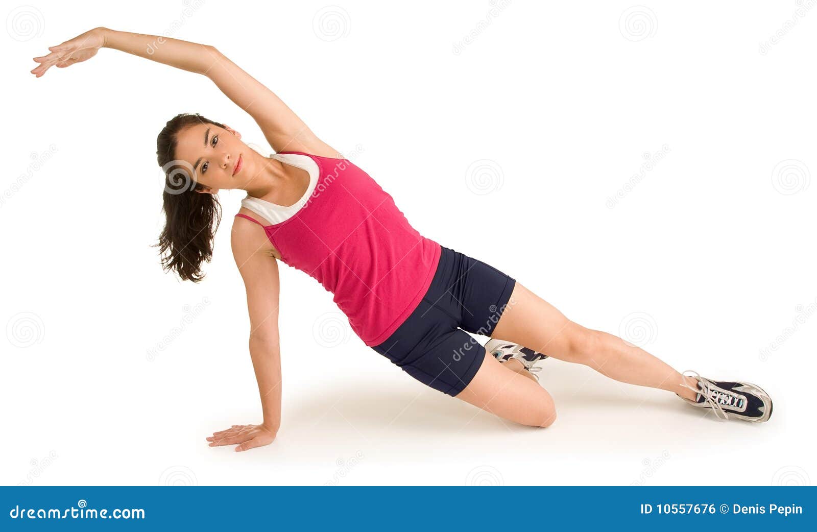 Young Woman Exercising stock photo. Image of conditioning - 10557676