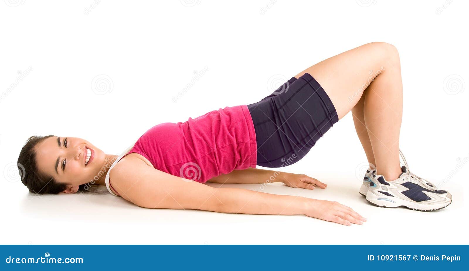 Young Woman Exercising stock image. Image of female, lady - 10921567