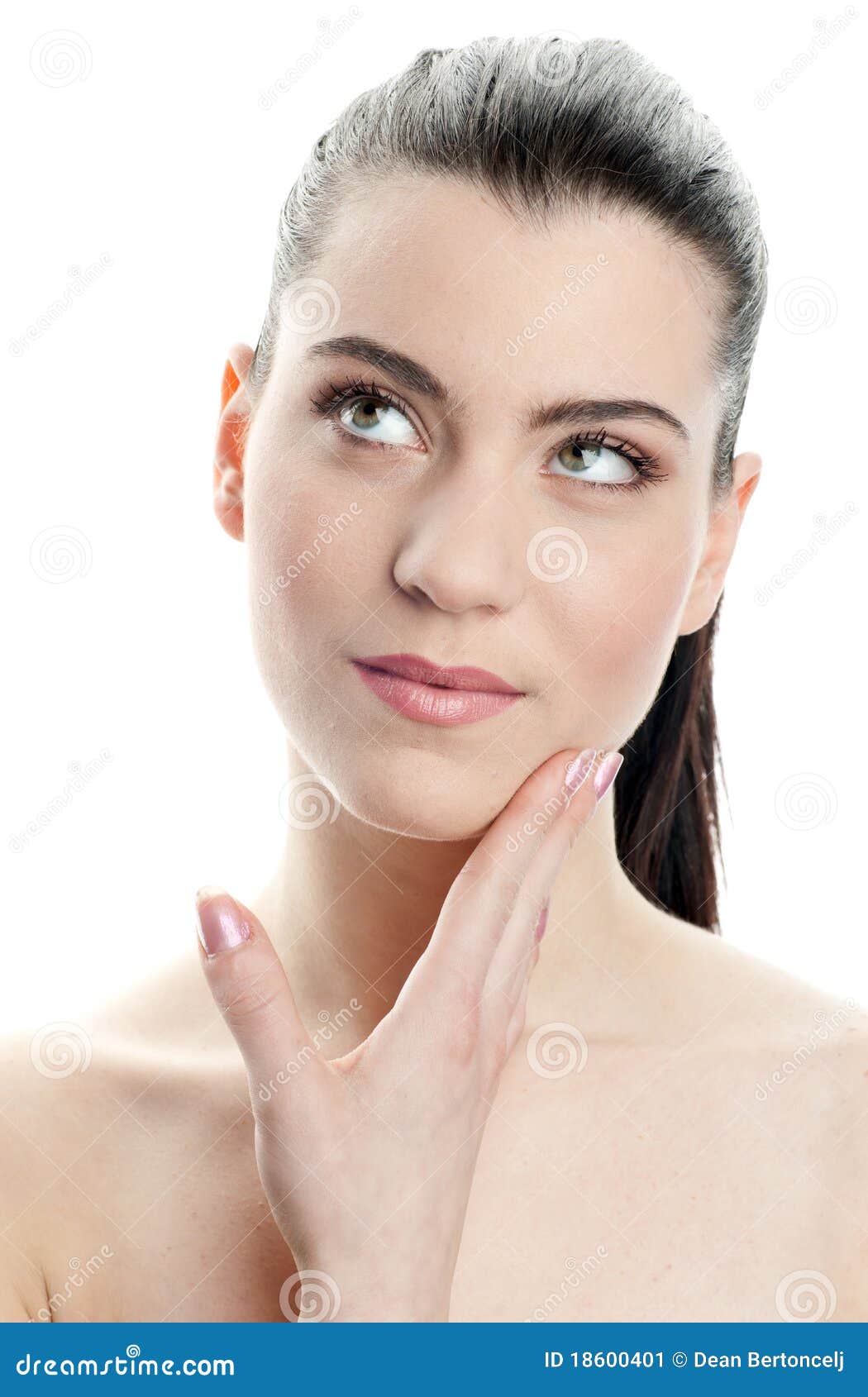 Young woman expression stock image. Image of care, tender - 18600401