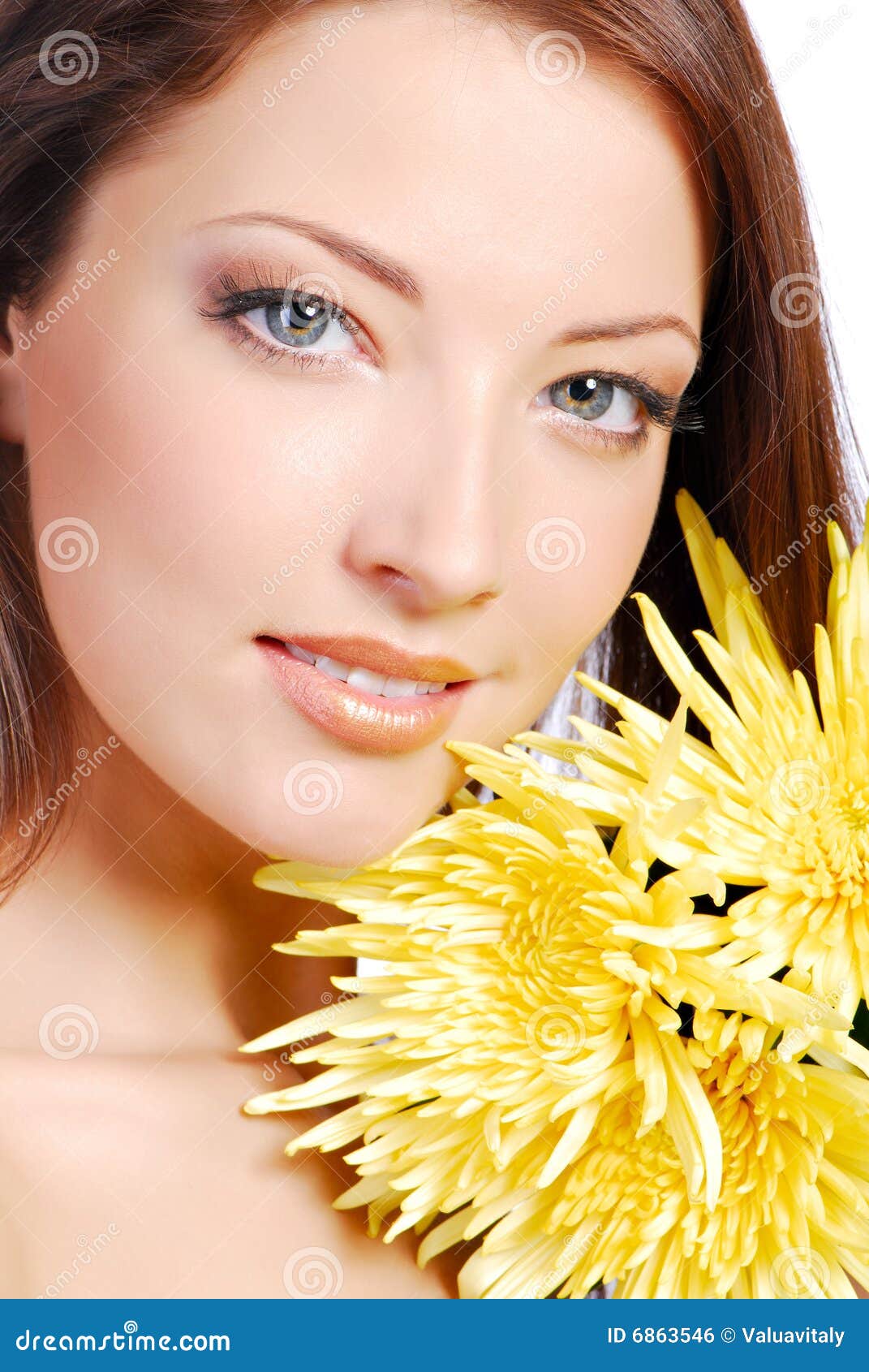 Young woman face stock photo. Image of female, caucasian - 6863546